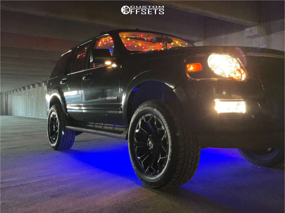 2008 Ford Explorer with 20x9 0 Fuel Assault and 275/55R20 Cooper ...