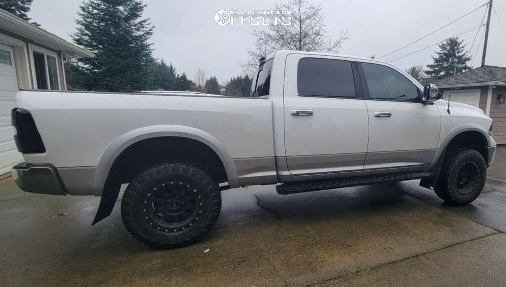 2017 Ram 1500 with 18x9 -12 Method The Standard and 295/70R18 Cooper ...