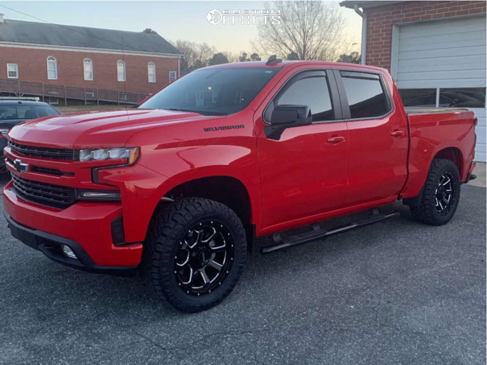 2019 Chevrolet Silverado 1500 with 20x9 1 Ultra Nemesis and 33/11.5R20 ...