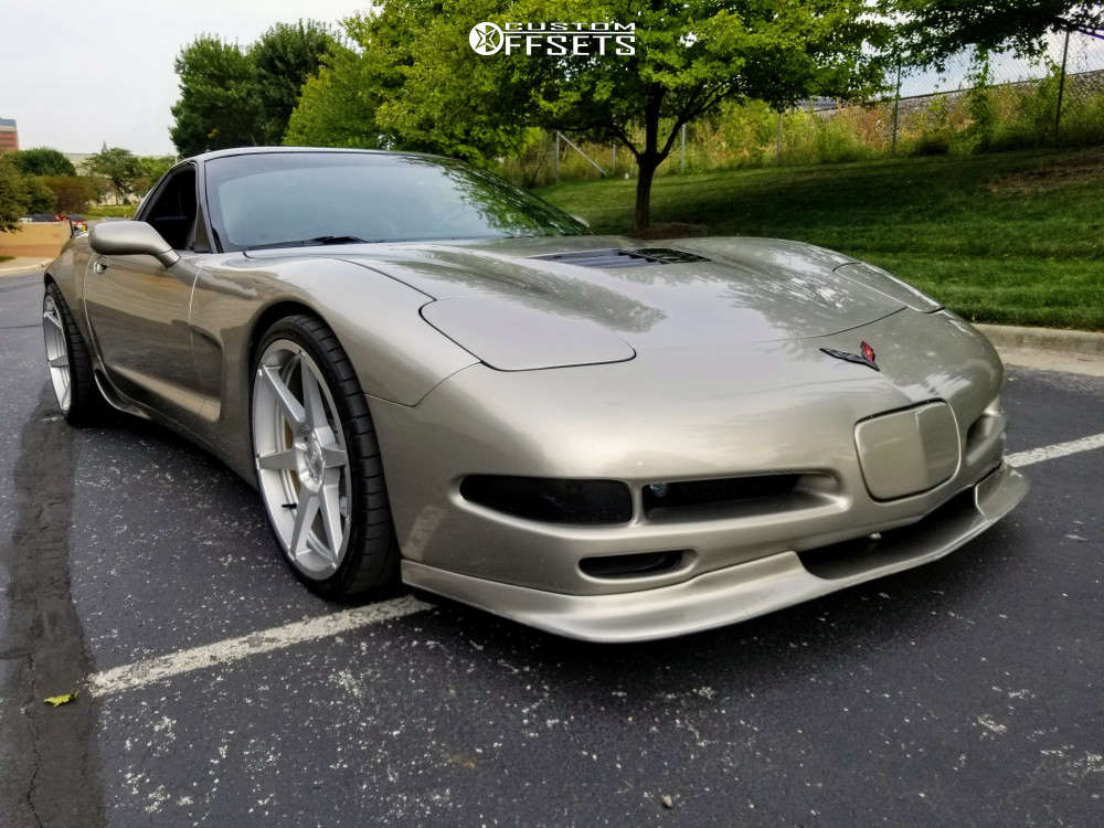 1999 Chevrolet Corvette with 20x9.5 59 Ace Wheels AFF06 and 285/25R20 ...