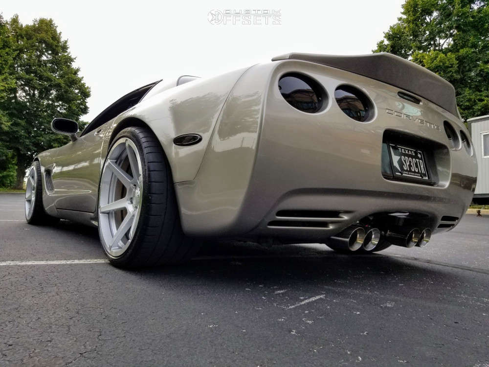 1999 Chevrolet Corvette with 20x9.5 59 Ace Wheels AFF06 and 285/25R20 ...