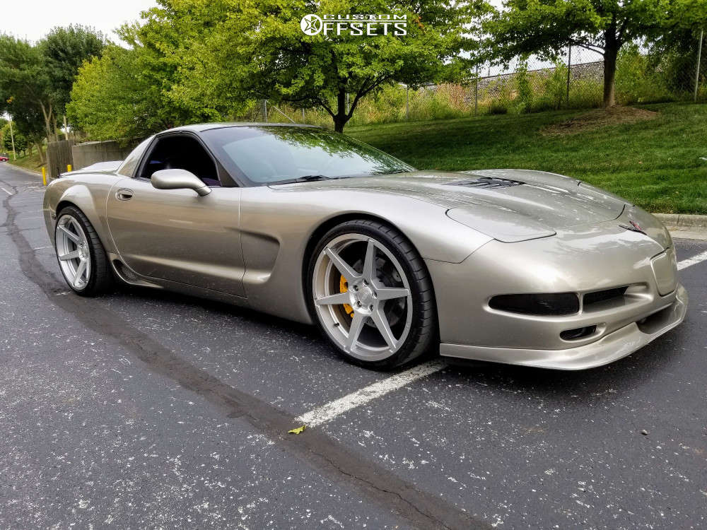 1999 Chevrolet Corvette with 20x9.5 59 Ace Wheels AFF06 and 285/25R20 ...