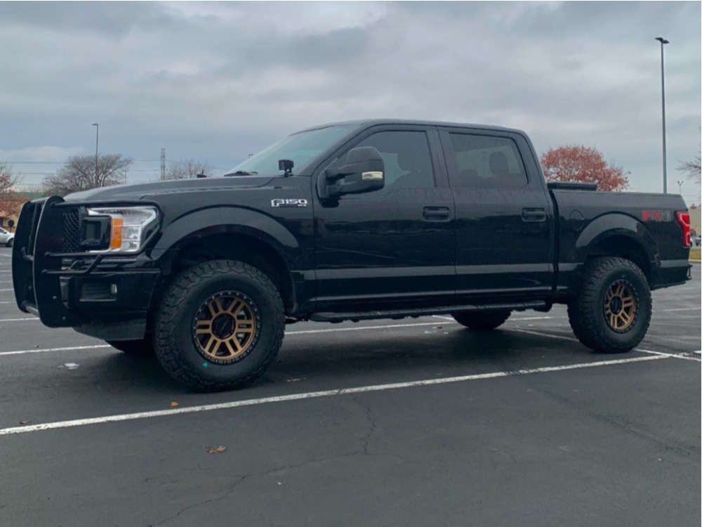 2018 Ford F-150 with 17x9 12 Vision Manx 2 and 285/75R17 BFGoodrich All ...