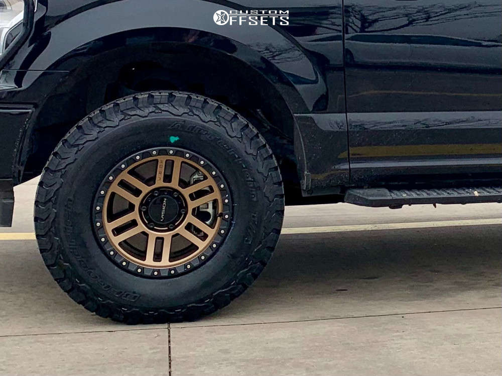 2018 Ford F-150 with 17x9 12 Vision Manx 2 and 285/75R17 BFGoodrich All ...