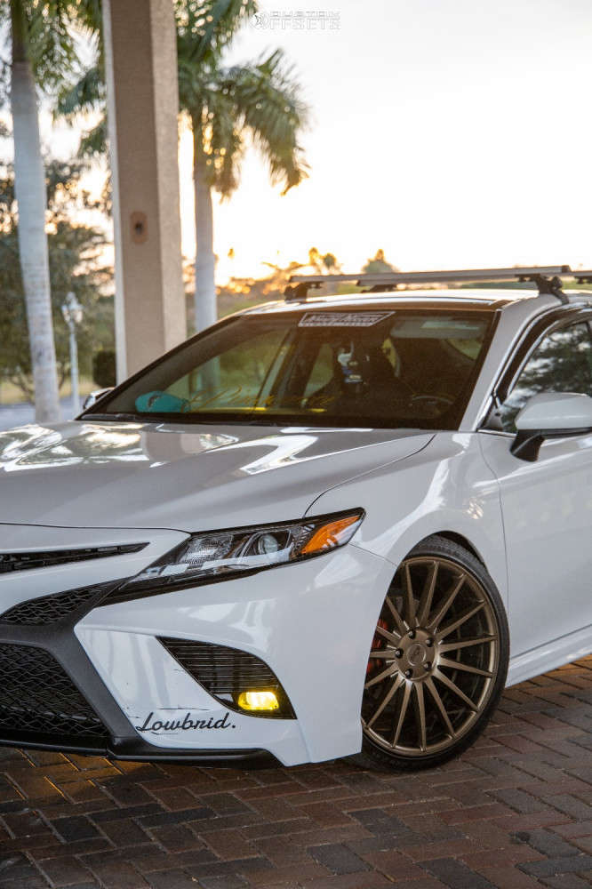 2020 Toyota Camry with 20x10 40 Niche Form and 255/30R20 Goodyear ...