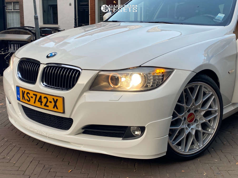 2011 BMW 3 Series with 19x9 32 BBS Rx-r and 245/35R19 Dunlop Sport Maxx ...