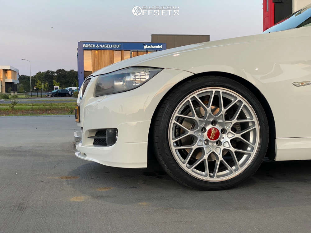 2011 BMW 3 Series with 19x9 32 BBS Rx-r and 245/35R19 Dunlop Sport Maxx ...