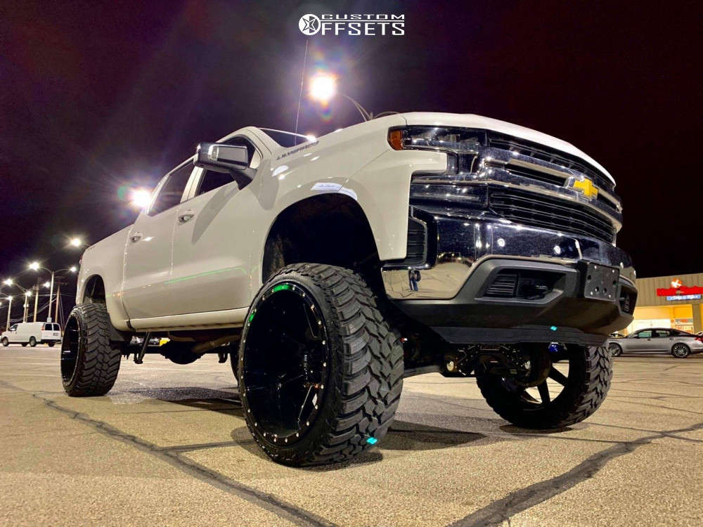 2020 Chevrolet Silverado 1500 with 26x14 -76 Xtreme Mudder Xm-304 and ...