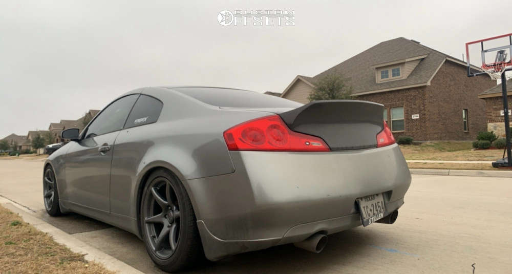 2006 INFINITI G35 with 18x9.5 12 Kansei Tandem and 245/40R18 Goodyear ...