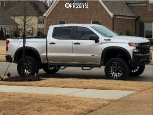 2019 Chevrolet Silverado 1500 with 22x10 -24 Dropstars 654mb and 35/12 ...