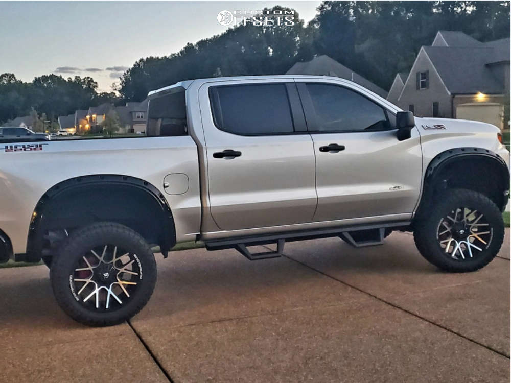 2019 Chevrolet Silverado 1500 with 22x10 -24 Dropstars 654mb and 35/12 ...