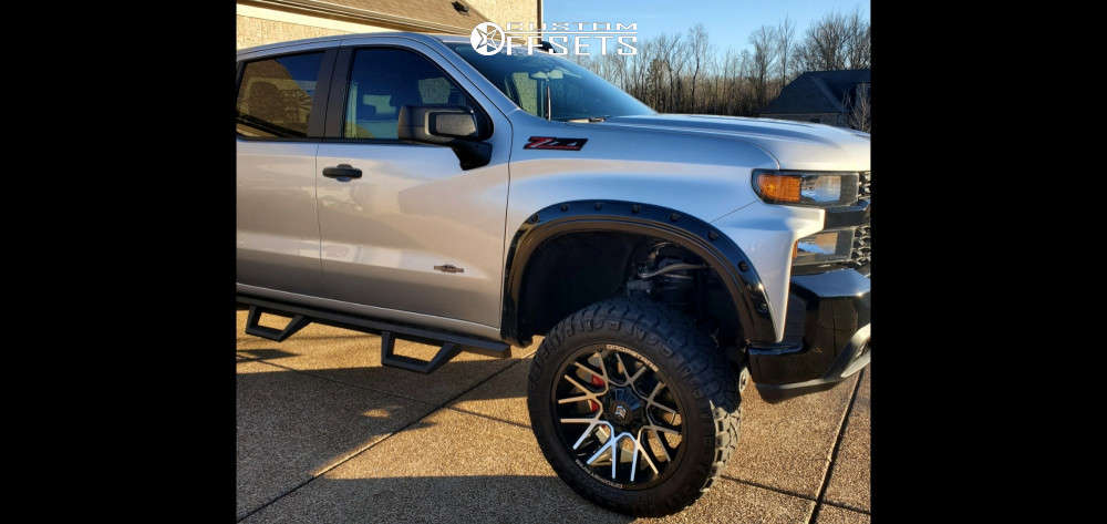 2019 Chevrolet Silverado 1500 with 22x10 -24 Dropstars 654mb and 35/12 ...