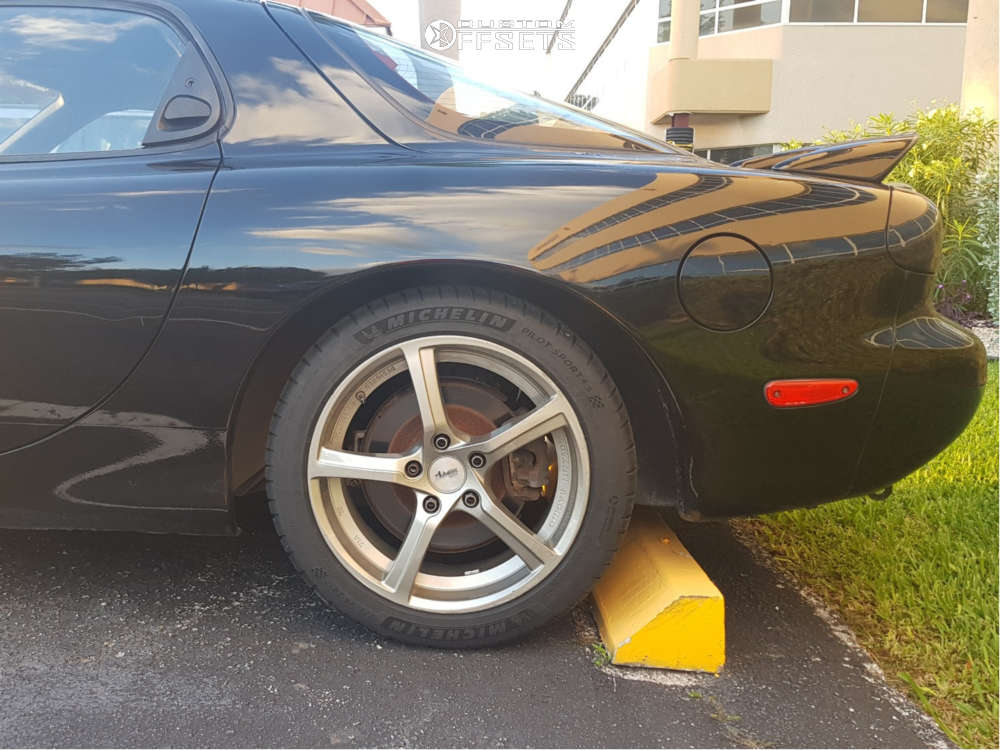 1994 Mazda RX-7 with 17x7.5 45 Advanti Racing Anniversary and 225/45R17 ...