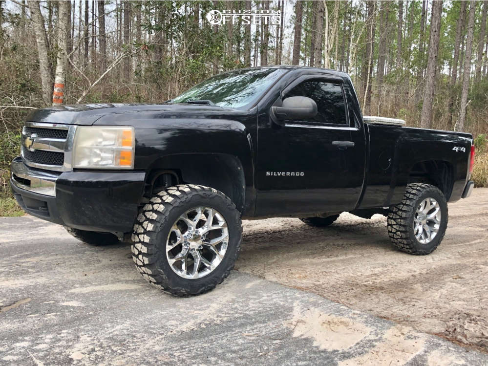 2010 Chevrolet Silverado 1500 with 20x9 32 OE Performance and 33/12 ...