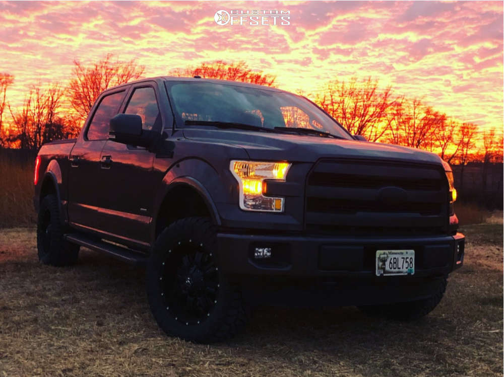 2015 Ford F-150 with 20x9 -12 TIS 535B and 33/12.5R20 Nitto Ridge ...