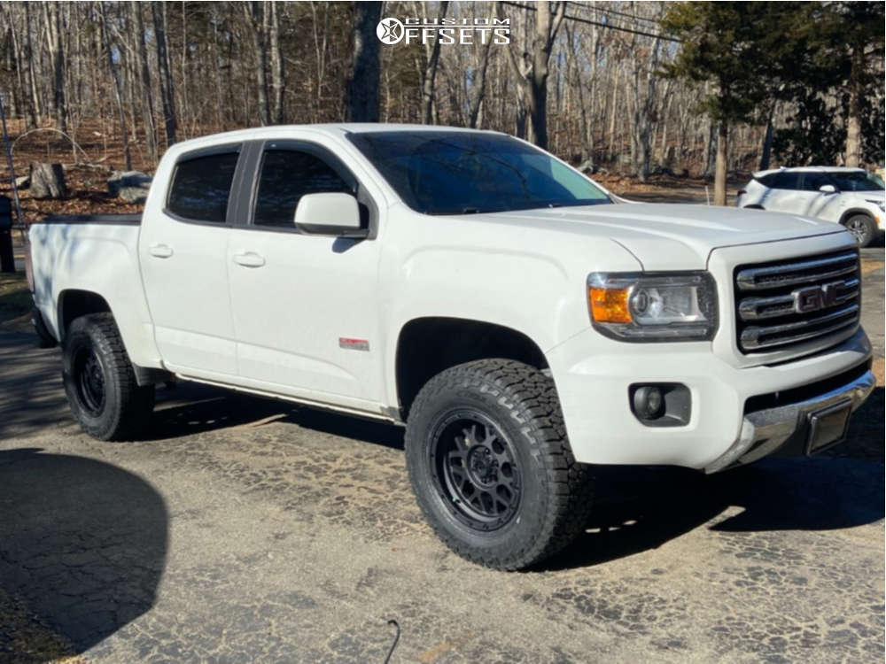 2017 GMC Canyon with 17x8.5 0 KMC Km535 and 265/70R17 Falken Wildpeak ...