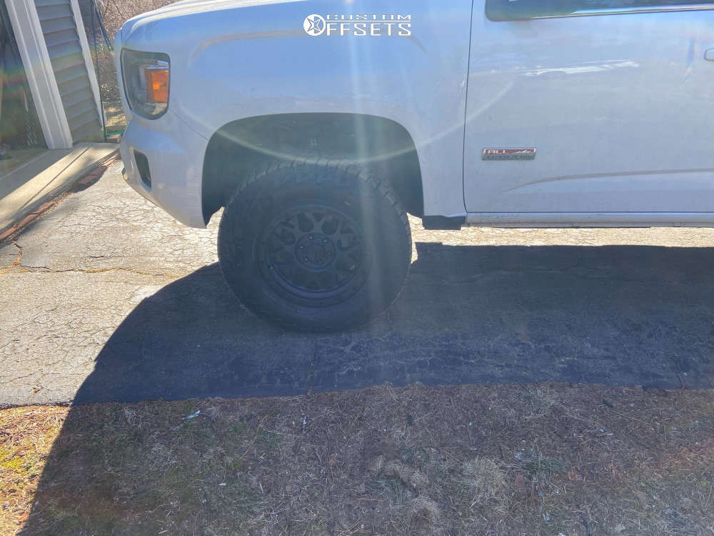 2017 GMC Canyon with 17x8.5 0 KMC Km535 and 265/70R17 Falken Wildpeak ...