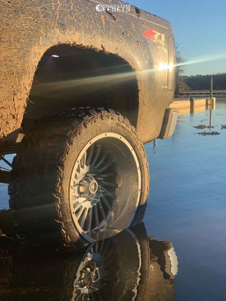 2013 GMC Sierra 1500 with 22x12 -54 Hardcore Offroad Hc17 and 35/12 ...