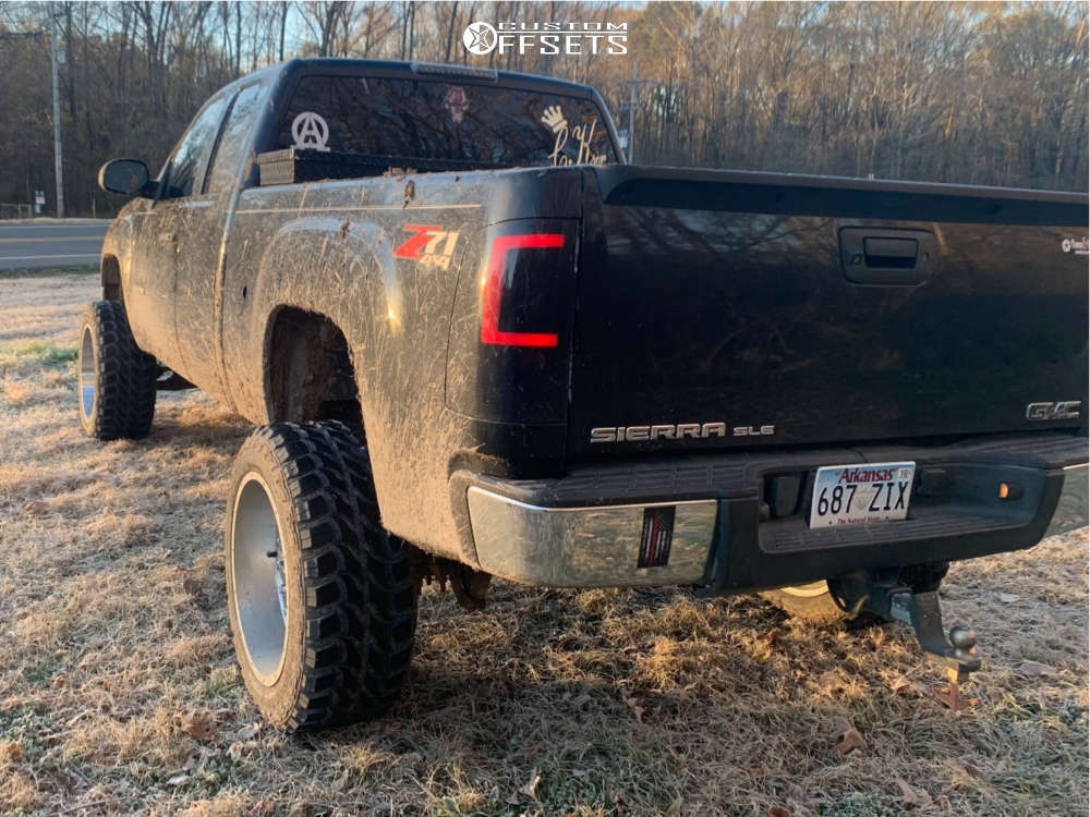 2013 GMC Sierra 1500 with 22x12 -54 Hardcore Offroad Hc17 and 35/12 ...