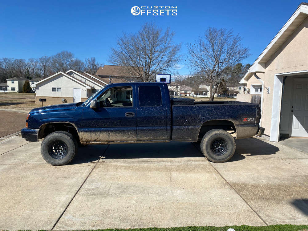 2006 Chevrolet Silverado 1500 with 16x8 -12 Vision D Window and 265 ...