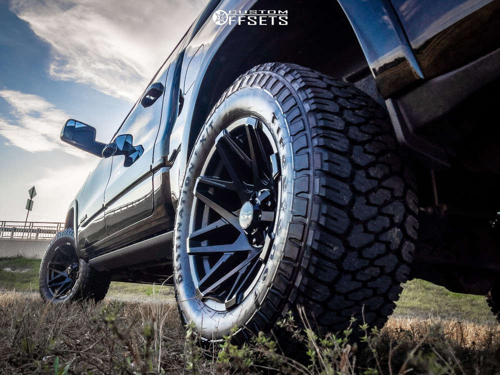 2019 Ram 1500 with 20x10 -25 HD Canyon and 35/12.5R20 Firestone ...