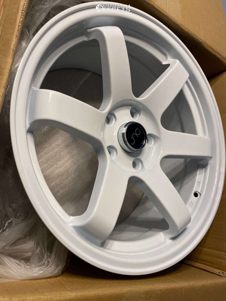 2017 Honda Civic with 17x8.25 32 JNC Jnc014 and 215/40R17 Firestone All ...