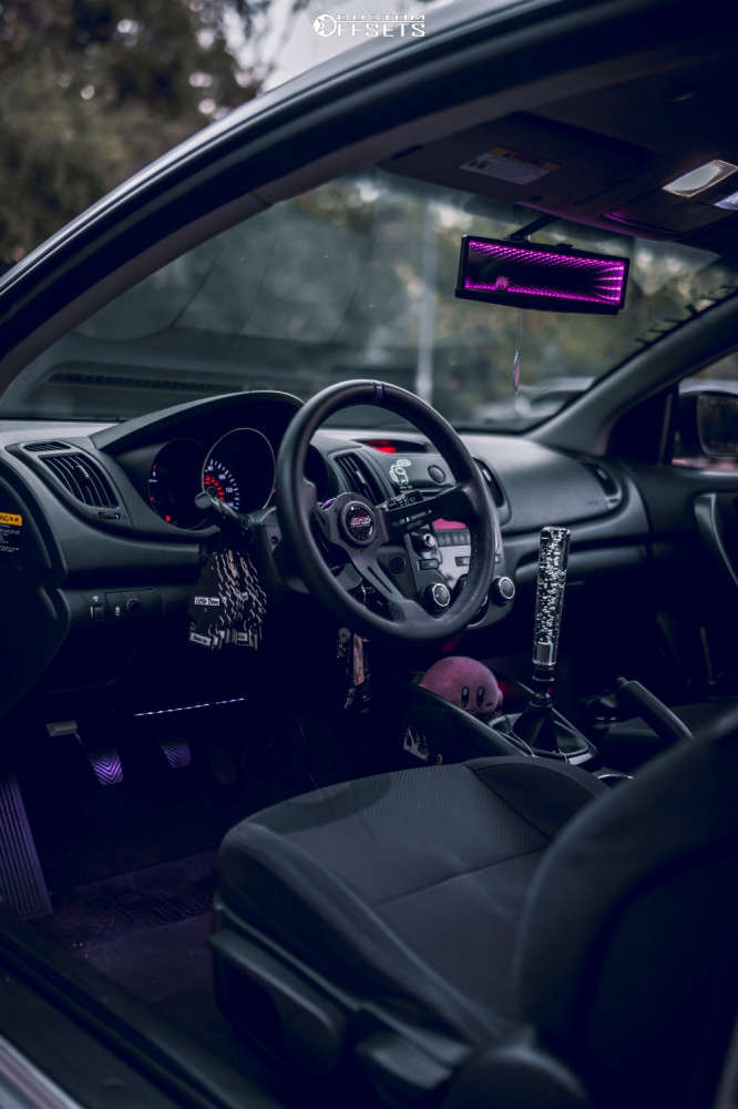 2011 Kia Forte Koup with 18x8.5 30 Variis VR03 and 215/35R18 Land ...