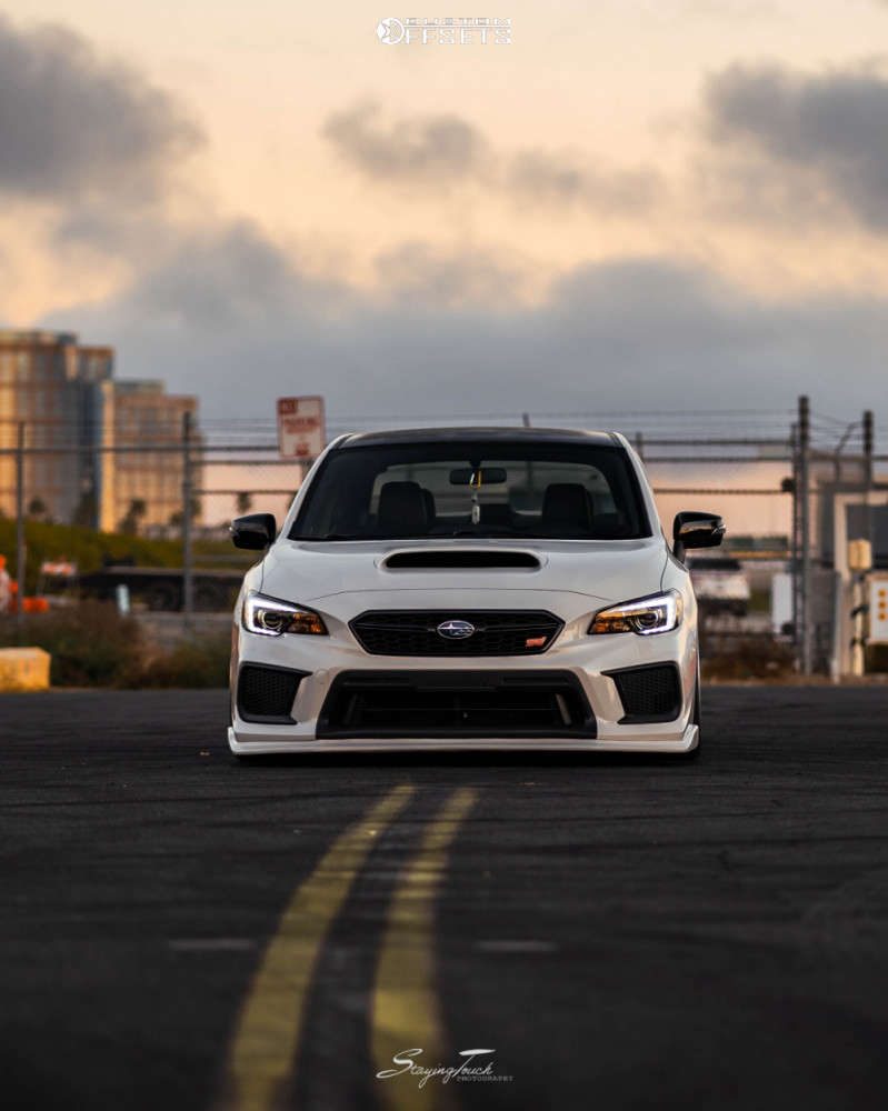 2018 Subaru WRX STI with 18x9.5 35 Rotiform Rse and 235/40R18 Toyo ...