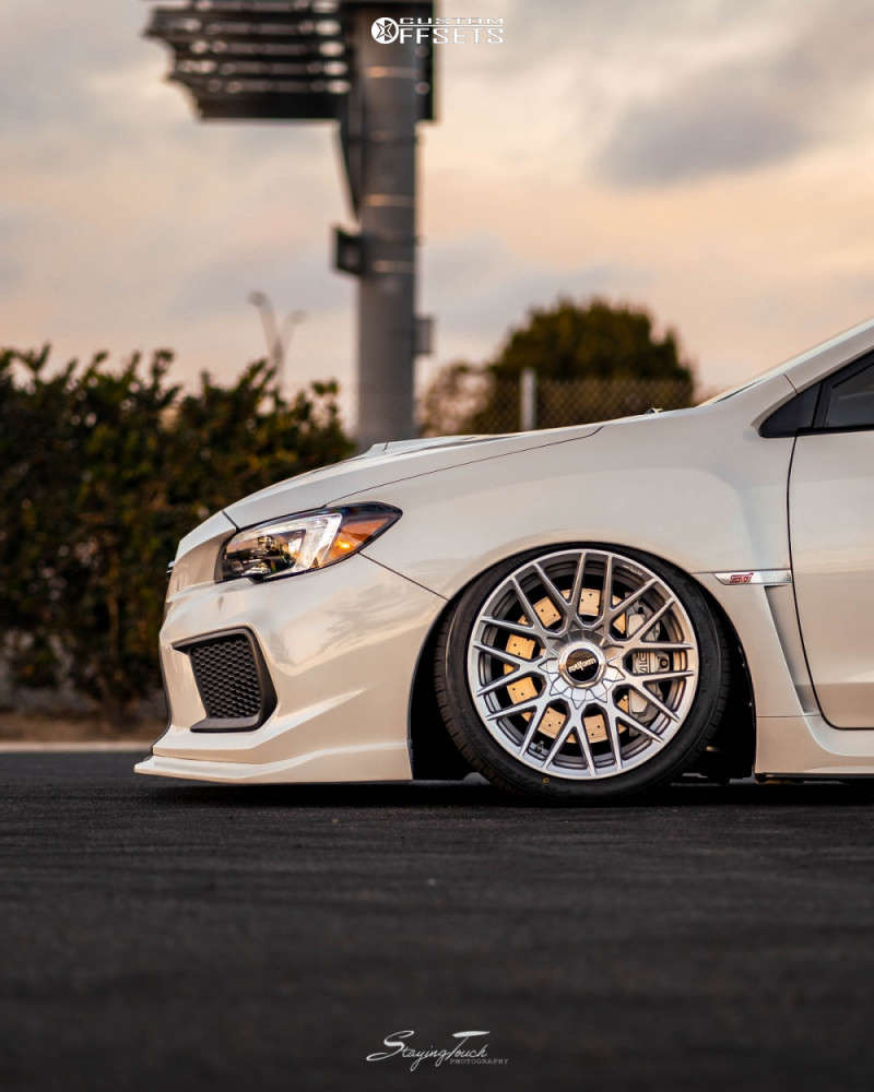 2018 Subaru WRX STI with 18x9.5 35 Rotiform Rse and 235/40R18 Toyo ...