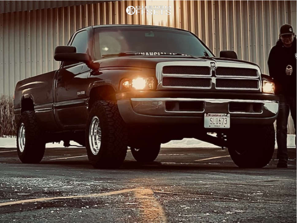 2001 Dodge Ram 2500 with 16x10 -25 Pro Comp 69 and 265/75R16 Goodyear ...