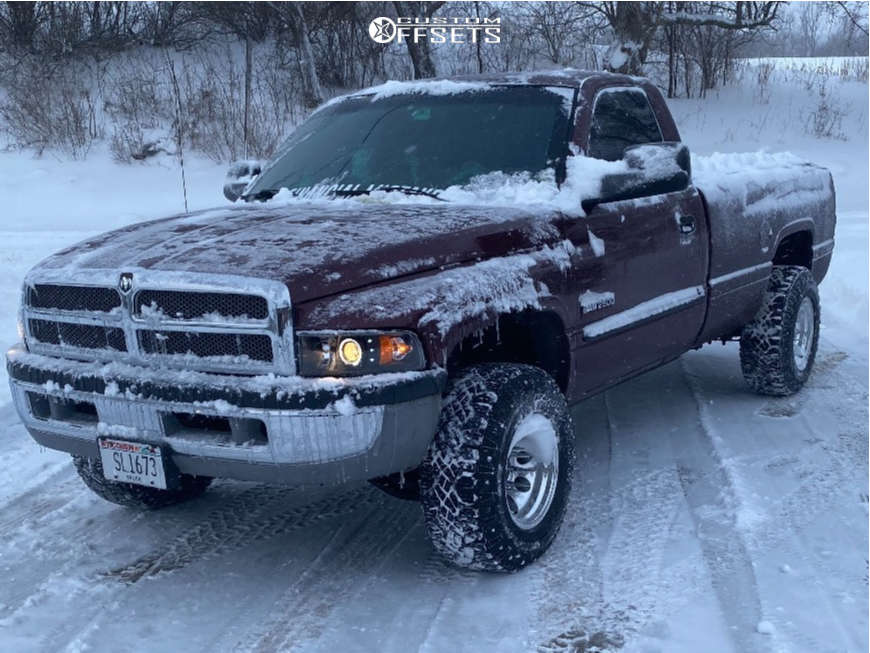 2001 Dodge Ram 2500 with 16x10 -25 Pro Comp 69 and 265/75R16 Goodyear ...