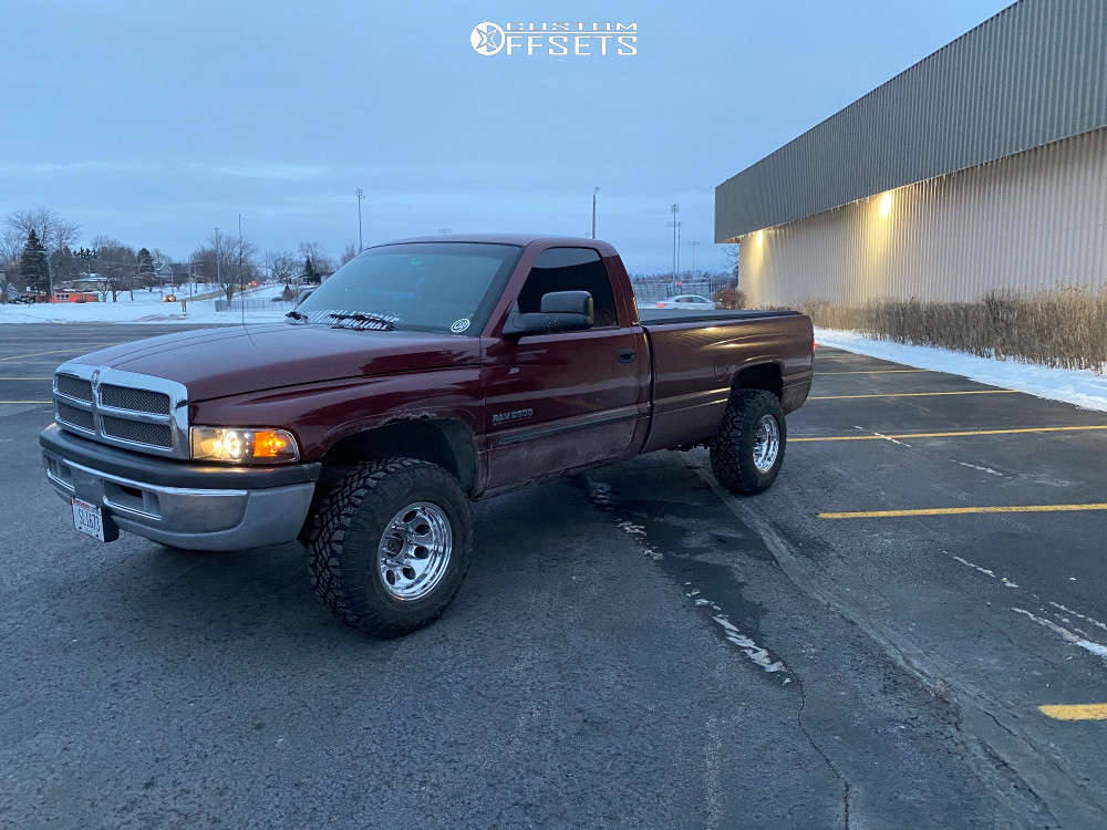 2001 Dodge Ram 2500 with 16x10 -25 Pro Comp 69 and 265/75R16 Goodyear ...