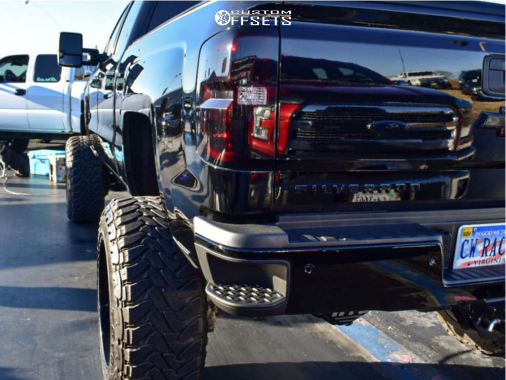 2016 Chevrolet Silverado 2500 HD with 22x14 -76 American Force Jade Ss and 37/13.5R22 Toyo Tires ...