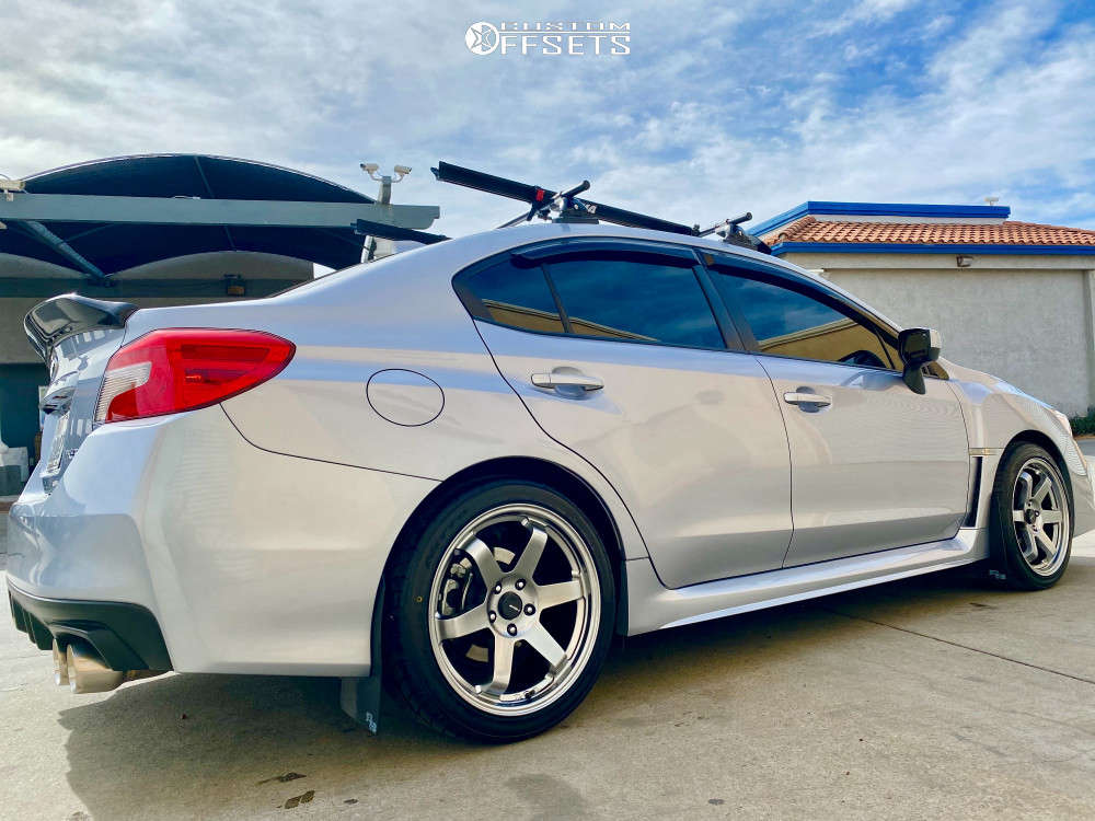 2020 Subaru WRX with 18x8.5 35 AVID1 AV6 and 235/35R18 Nitto Neo Gen ...