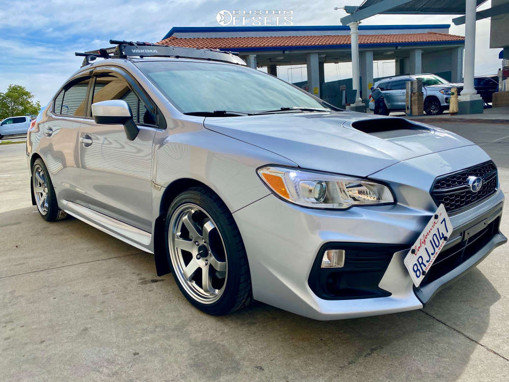 2020 Subaru WRX with 18x8.5 35 AVID1 AV6 and 235/35R18 Nitto Neo Gen ...