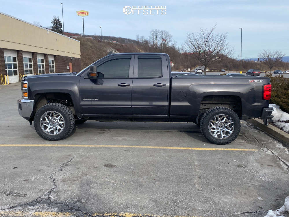 2015 Chevrolet Silverado 2500 HD with 20x10 -25 Vision Spyder and 33/12 ...