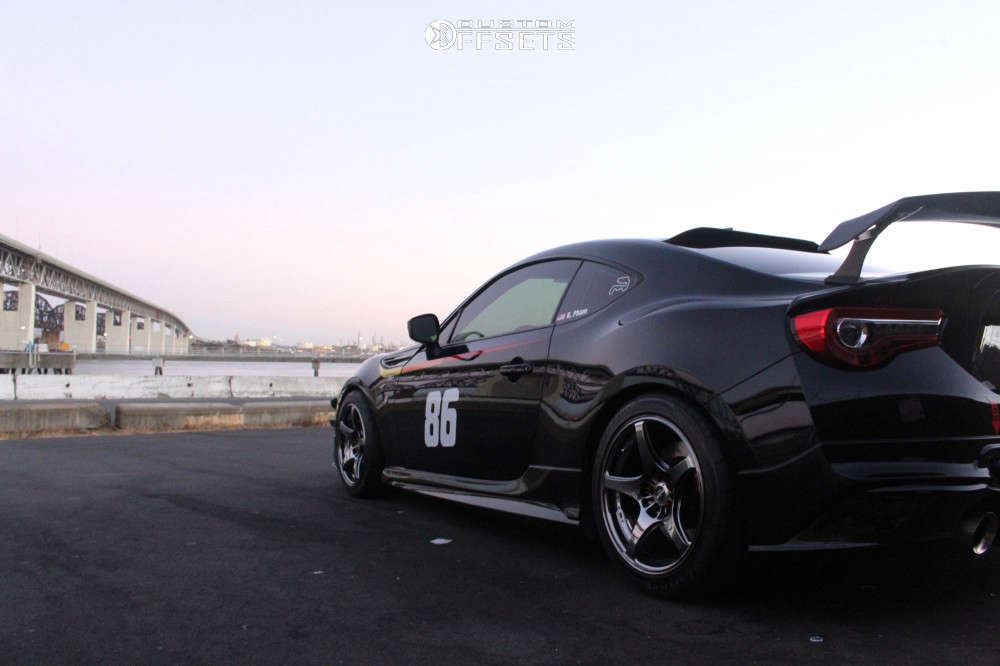 2019 Toyota 86 with 17x9.5 38 Enkei Rp03 and 255/40R17 Firestone ...