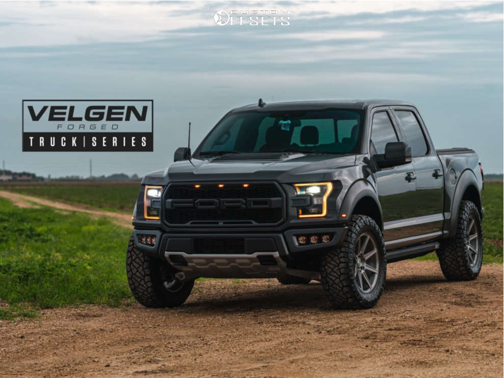 2020 Ford Raptor with 20x9 12 Velgen Vft9 and 35/12.5R20 Nitto Ridge ...