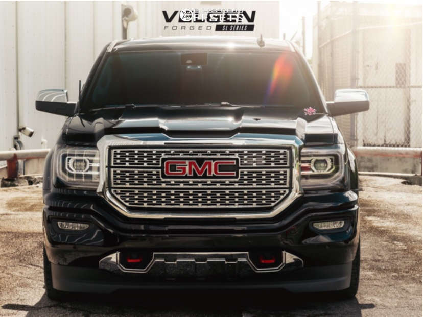 2020 GMC Sierra 1500 with 22x10 30 Velgen SL-7 and 295/45R22 ...