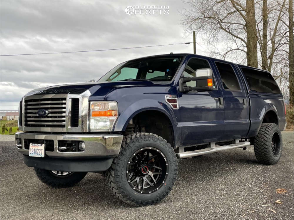 2008 Ford F-250 Super Duty with 20x12 -44 Wicked Offroad W903 and 35/12 ...