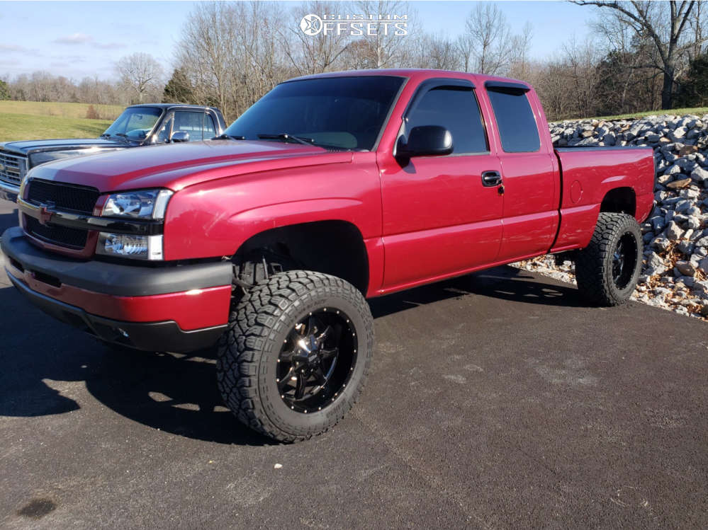 2004 Chevy Silverado Lift 2004 Chevrolet Silverado 1500 With 20x12 44