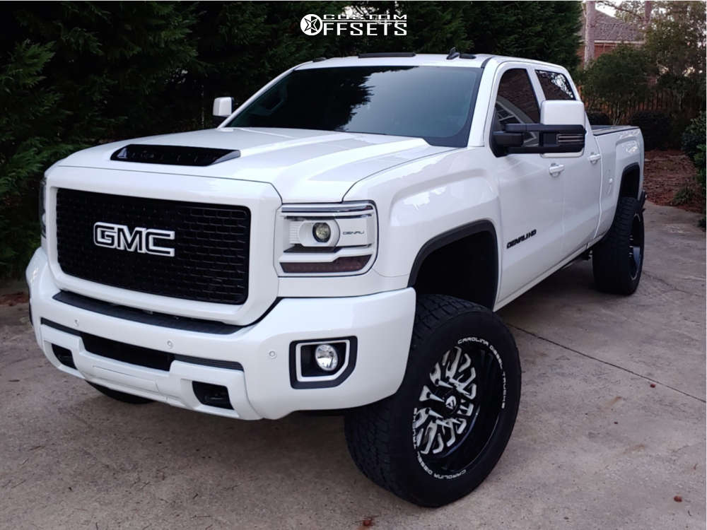 2015 GMC Sierra 2500 HD with 22x10 -25 Fuel Forged Ff45 and 35/12.5R22 ...