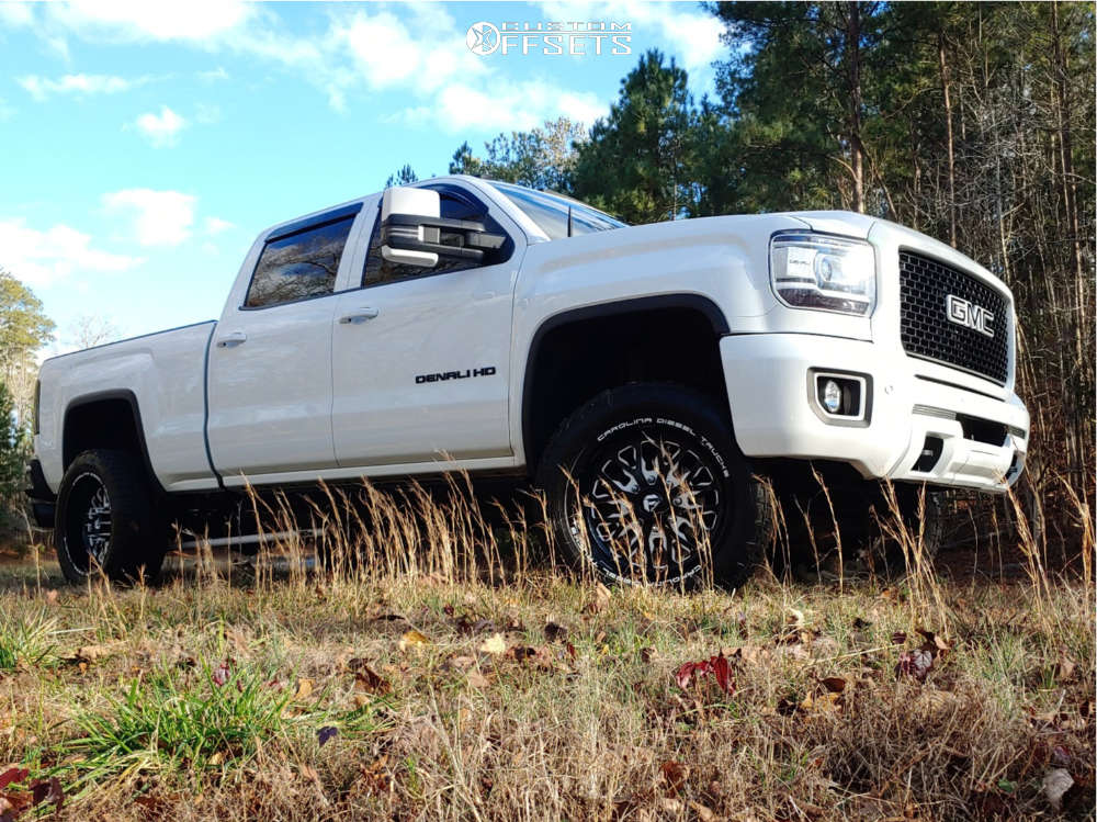 2015 GMC Sierra 2500 HD with 22x10 -25 Fuel Forged Ff45 and 35/12.5R22 ...