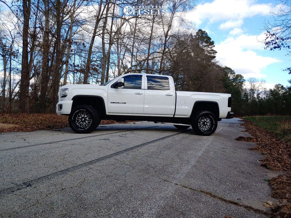 2015 GMC Sierra 2500 HD with 22x10 -25 Fuel Forged Ff45 and 35/12.5R22 ...