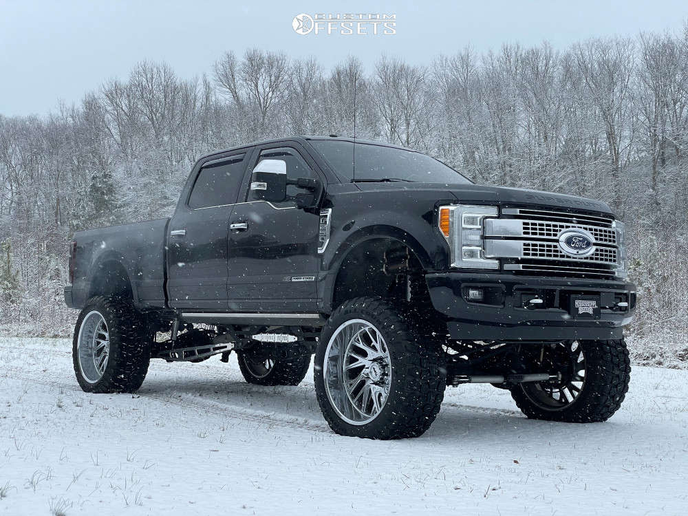 2017 Ford F-250 Super Duty with 26x14 -72 Tuff T4b and 40/15.5R26 ...