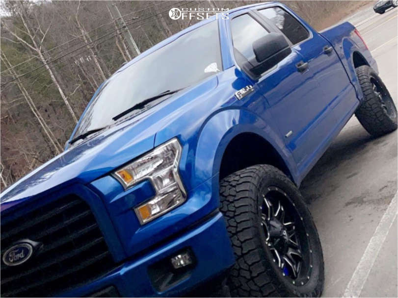 2017 Ford F-150 with 20x9 0 Fuel Lethal and 33/12.5R20 Falken Azenis Rt ...