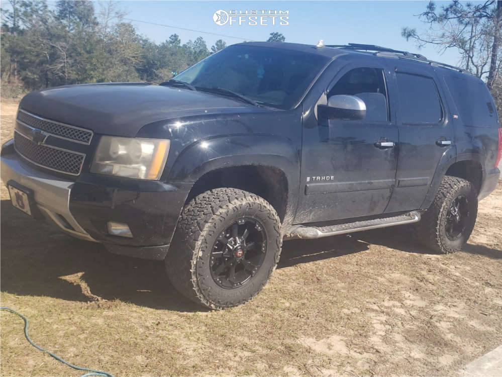 2008 Chevrolet Tahoe with 18x9 -12 Ballistic Morax and 33/12.5R18 Venom ...