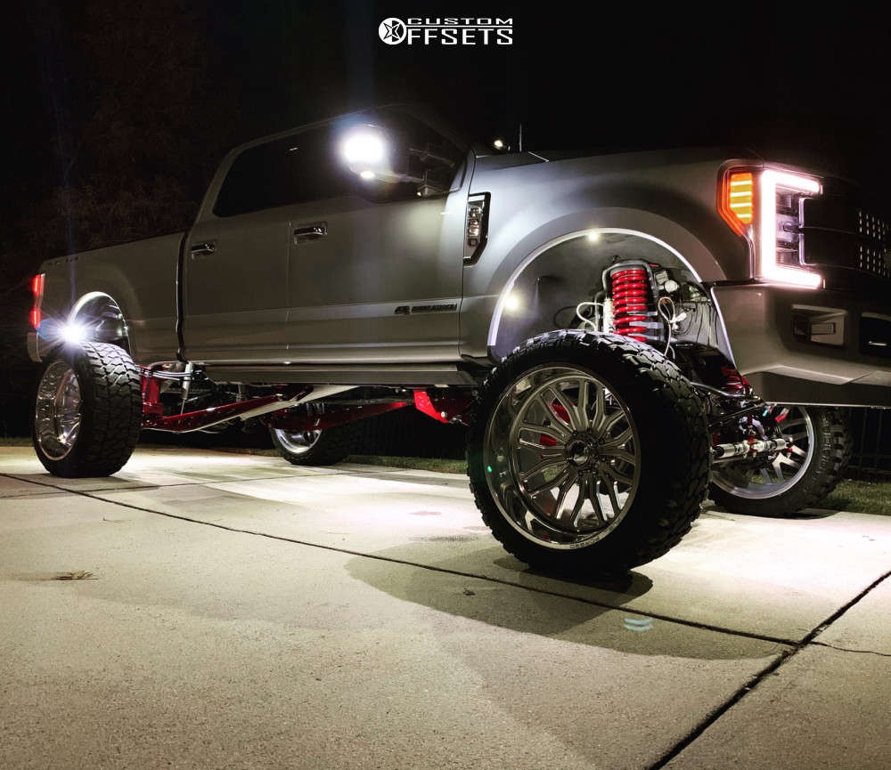 2019 Ford F-250 Super Duty with 26x14 -76 Fuel Forged Ffc66 and 38/15 ...