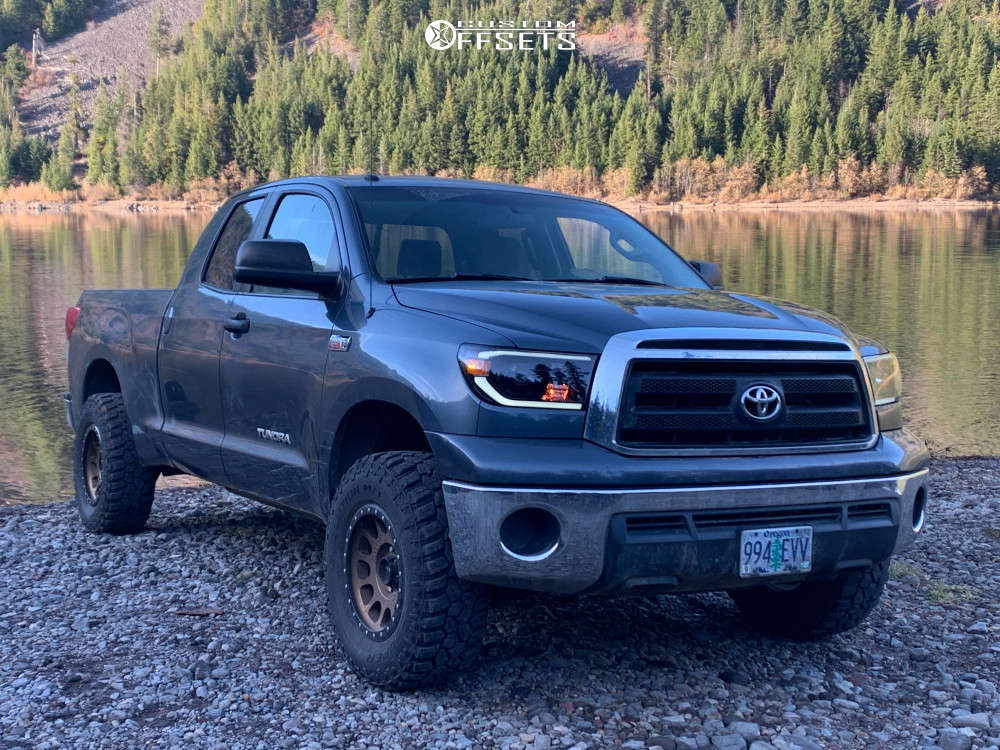 2010 Toyota Tundra with 17x8.5 0 Method Nv and 33/12.5R17 Cooper ...