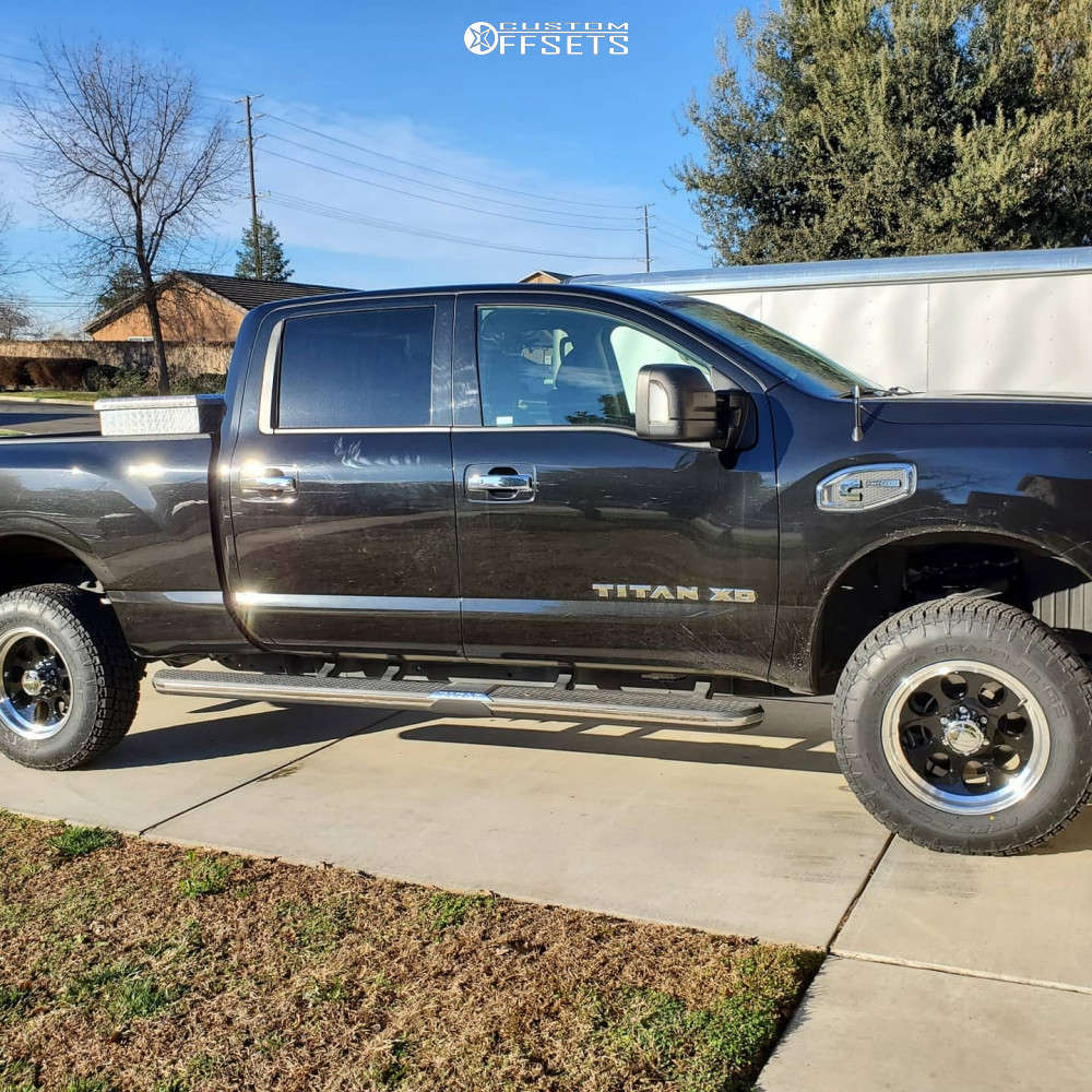 2018 Nissan Titan XD with 18x9 Alloy Ion 171 and 32/9.5R18 Nitto Terra ...